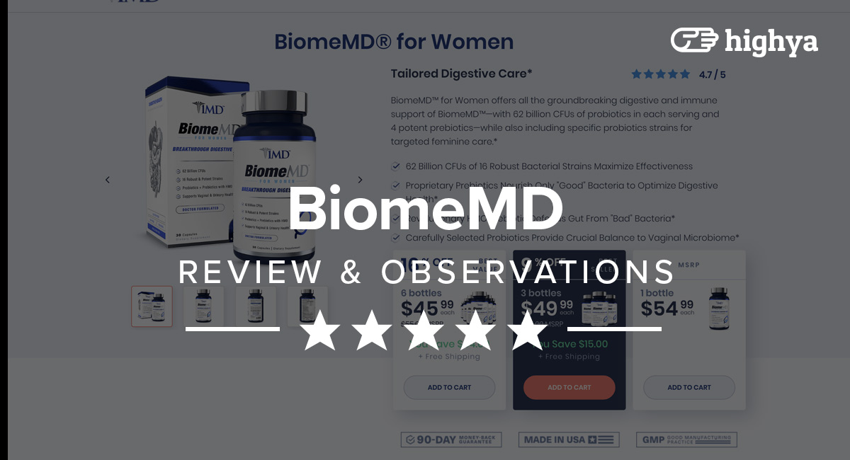BiomeMD Reviews - Is It Safe and Does It Work?