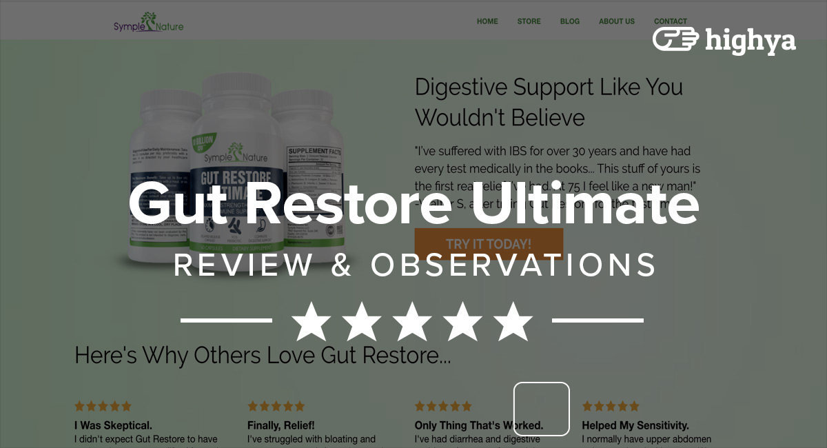 Gut Restore Ultimate Review - Hype or Legit?