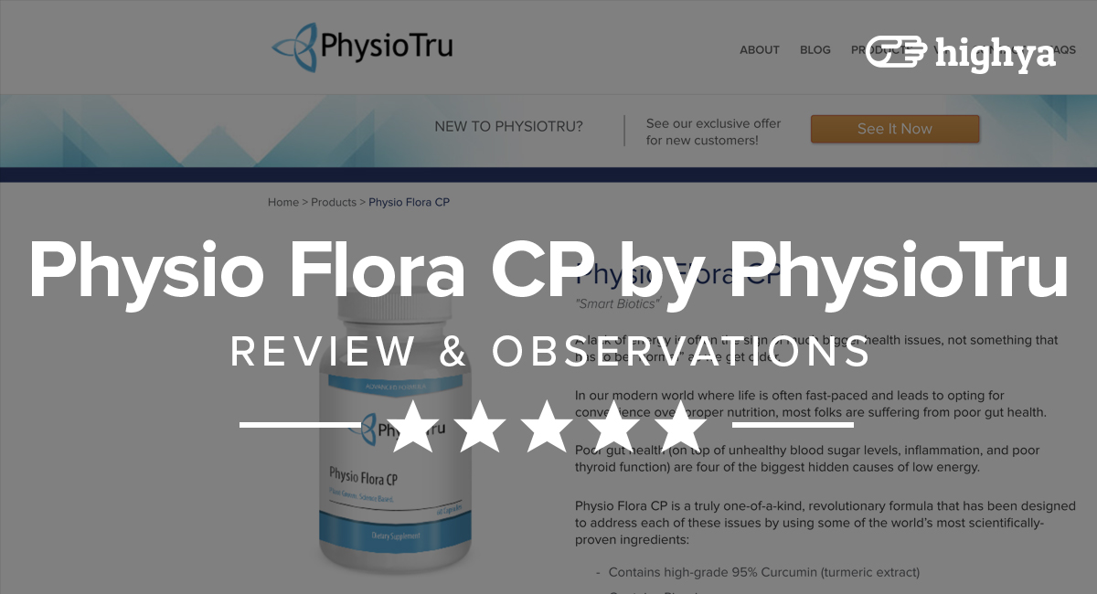 Physio Flora by PhysioTru Reviews - Does It Work?
